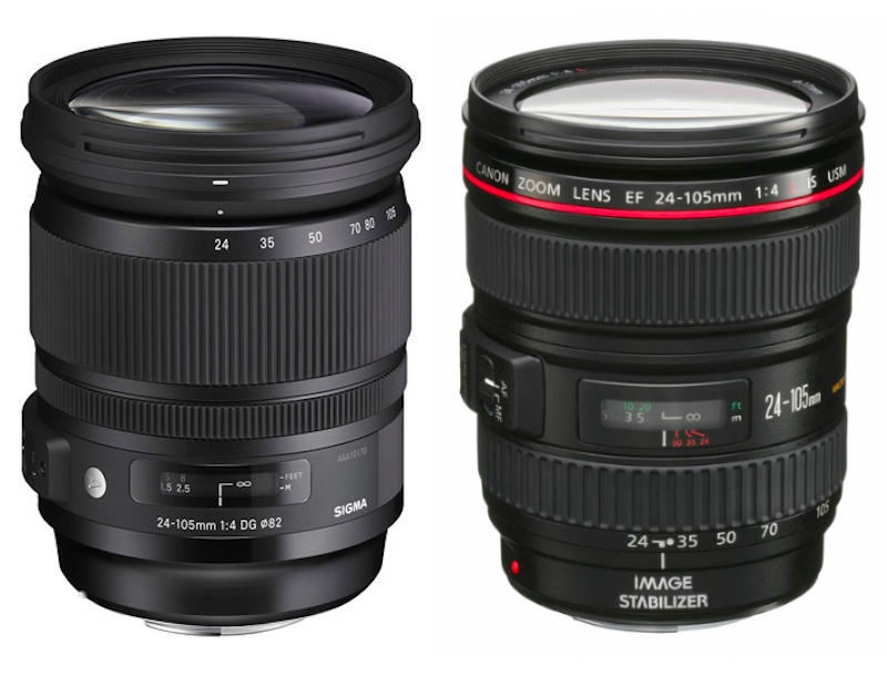 Canon EF 24 105mm F 4L IS Vs Sigma 24 105mm F 4 DG OS Comparison