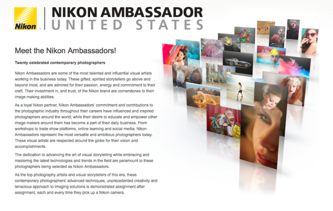 Nikon USA Adds Four New Brand Ambassadors - Daily Camera News