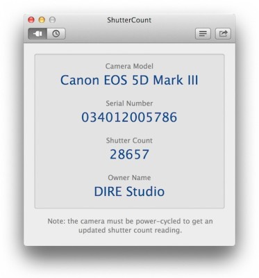 How To Know The Shutter Count of Your Canon DSLR