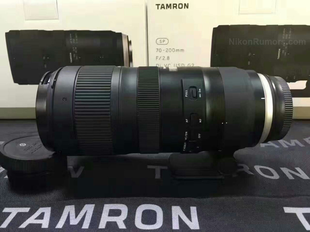 Tamron SP 70-200mm f/2.8 Di VC USD G2 lens coming at CP+ 2017 - Daily ...