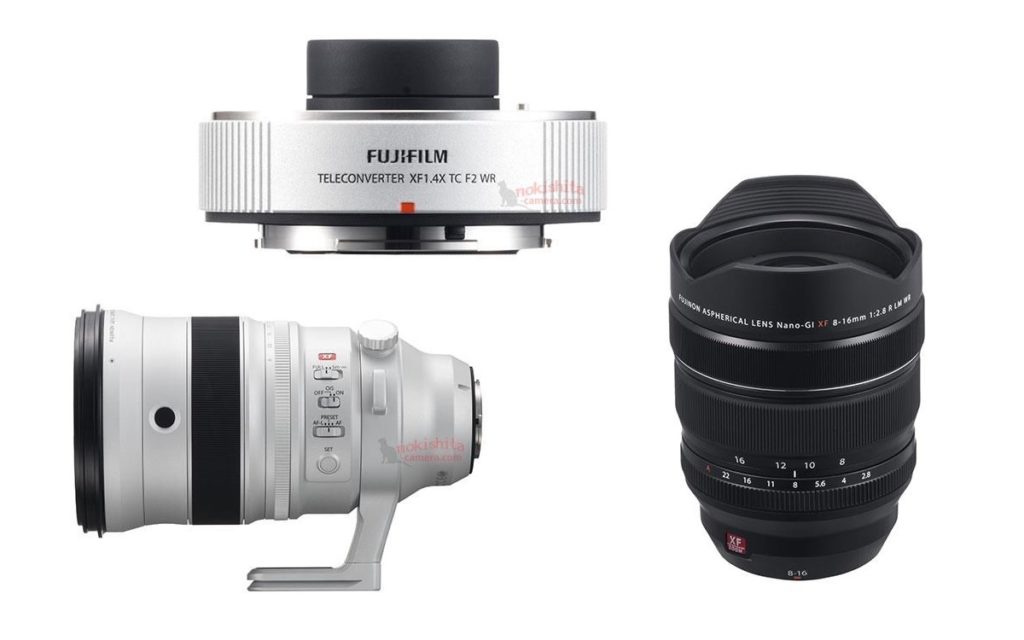 Fuji XF 200mm f/2 R LM OIS WR, XF 8-16mm f/2.8 R LM WR Lens Specs ...