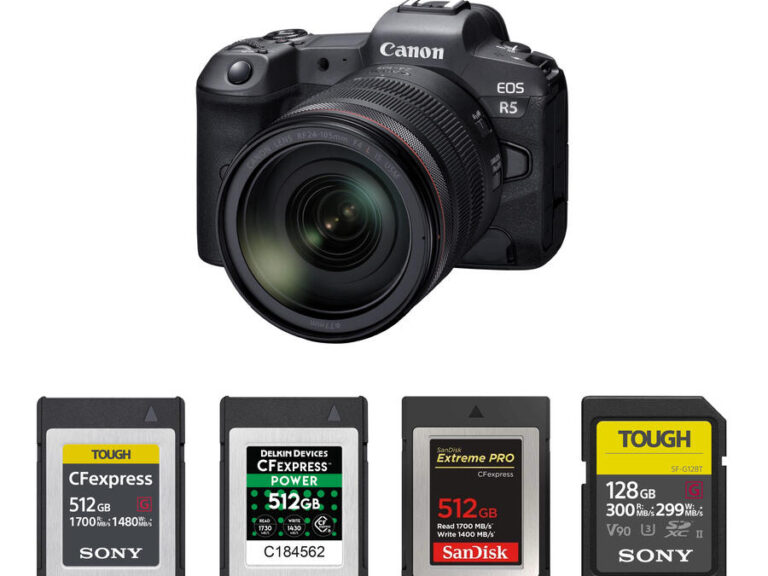 Best Memory Cards for Canon EOS R5 - Daily Camera News