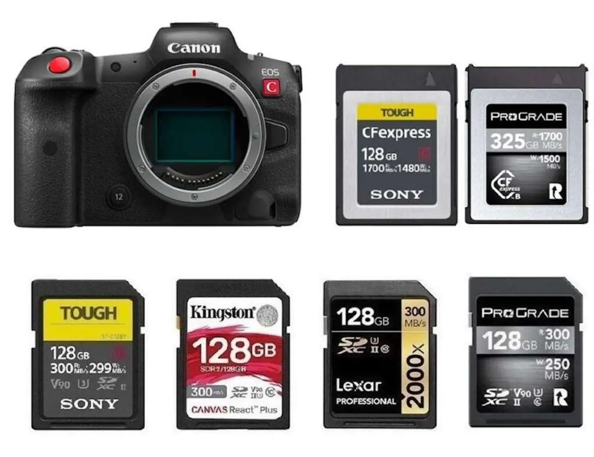 Best Memory Cards for Canon EOS R5 C - Daily Camera News