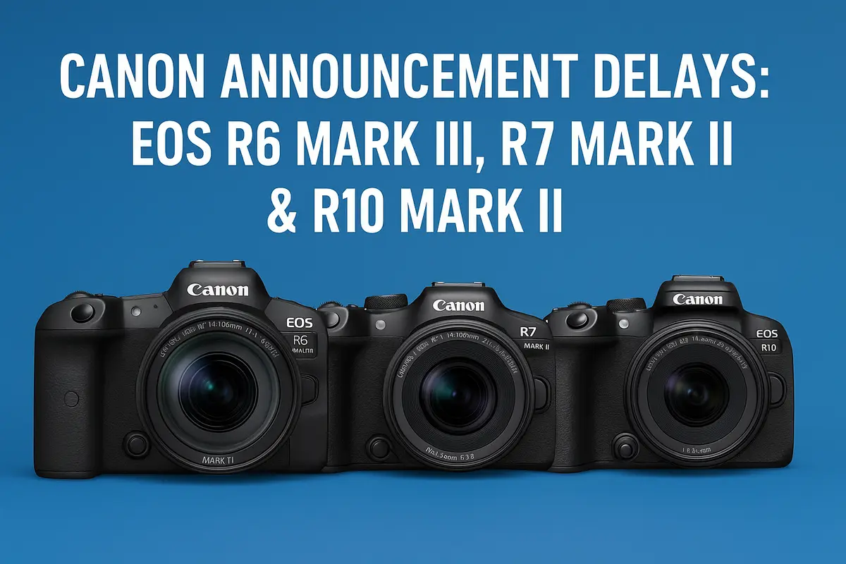 Canon Announcement Delays: EOS R6 Mark III, R7 Mark II & R10 Mark II - Daily Camera News