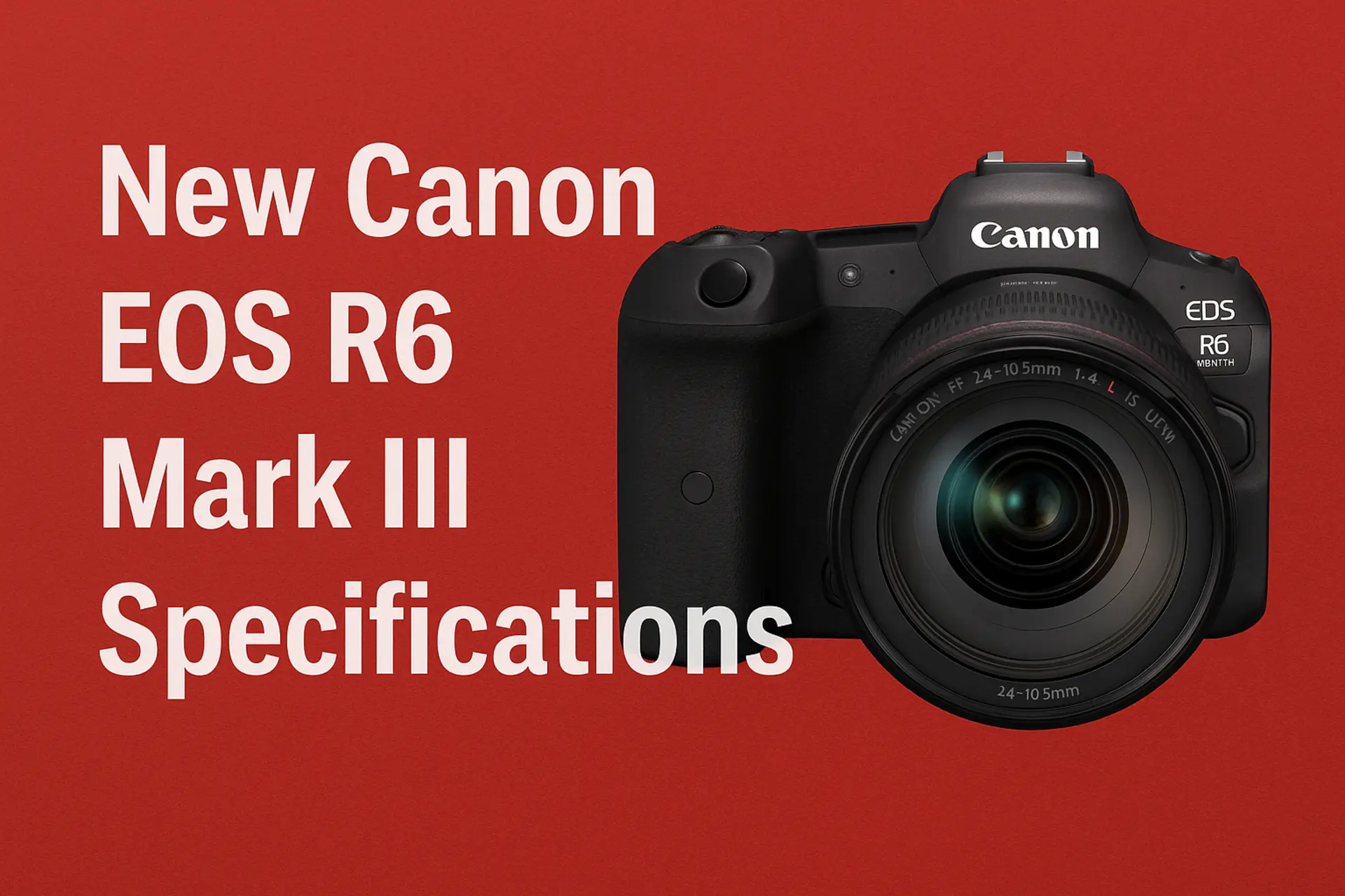 New Canon EOS R6 Mark III Specifications: What We Know So Far - Daily Camera News