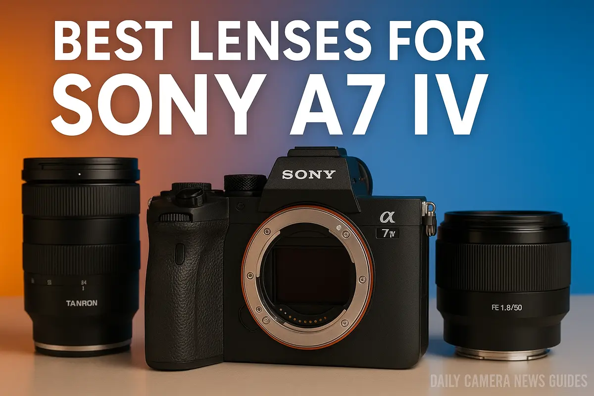 Top 8 Lenses for Sony A7 IV: From Budget to Pro-Grade - Daily Camera News