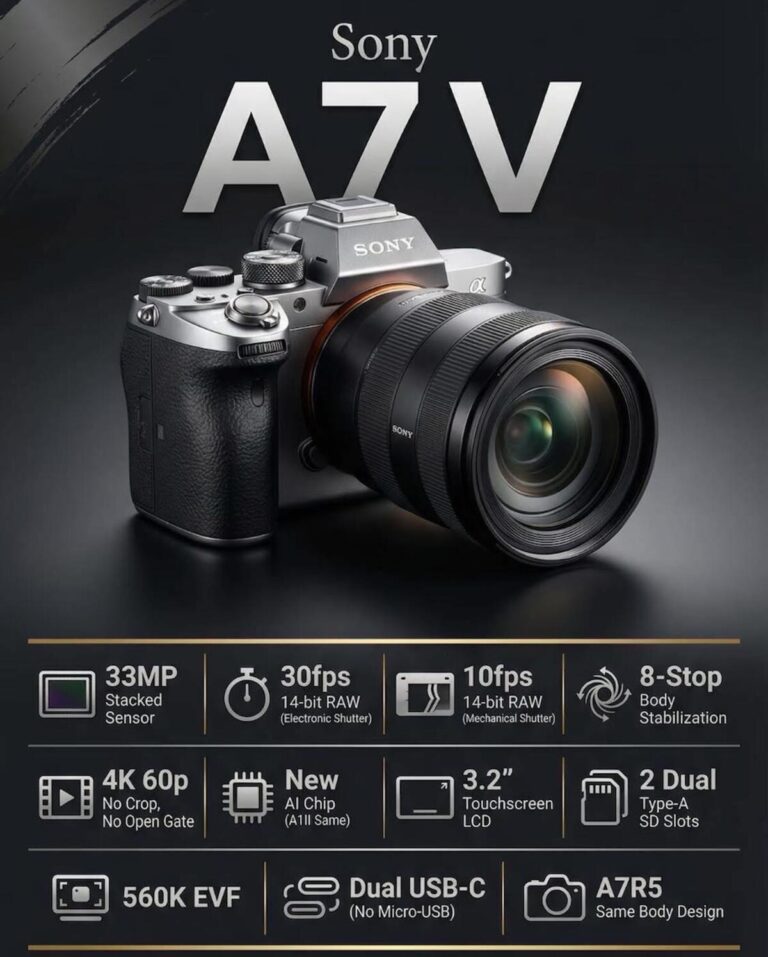 Sony A7 V Teaser, Specs, and New 16‑28mm f/2 Lens - Daily Camera News