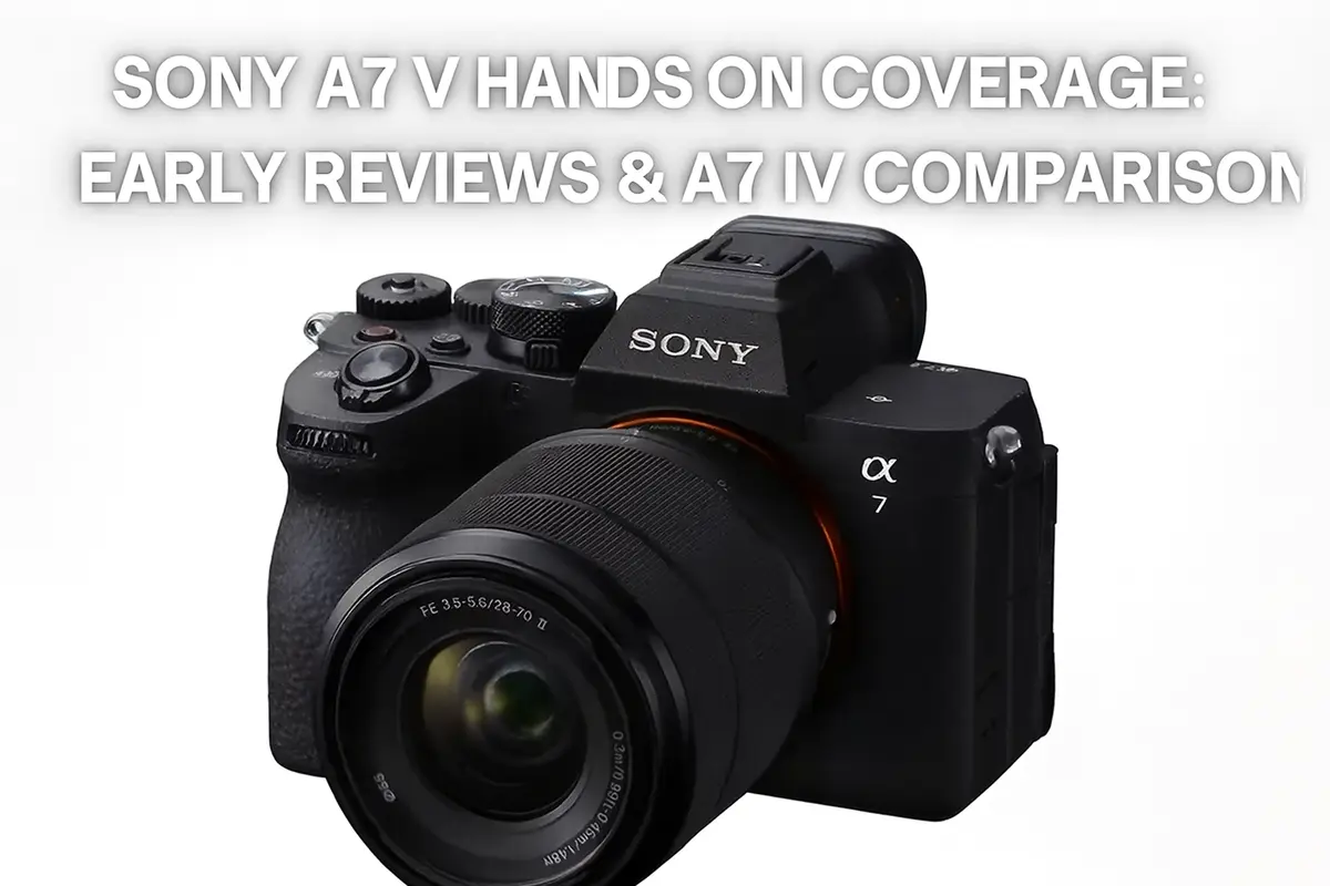 Sony A7 V Hands‑On Coverage: Early Reviews & A7 IV Comparison - Daily ...