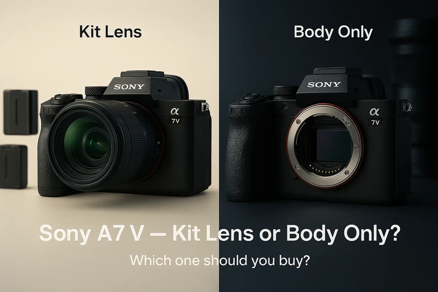 Sony A7 V Kit Lens vs Body Only — Which One Should You Buy? (2026)