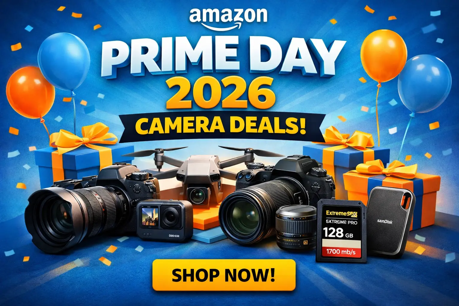 Amazon Prime Day 2026 Camera Deals — Save Big on Gear